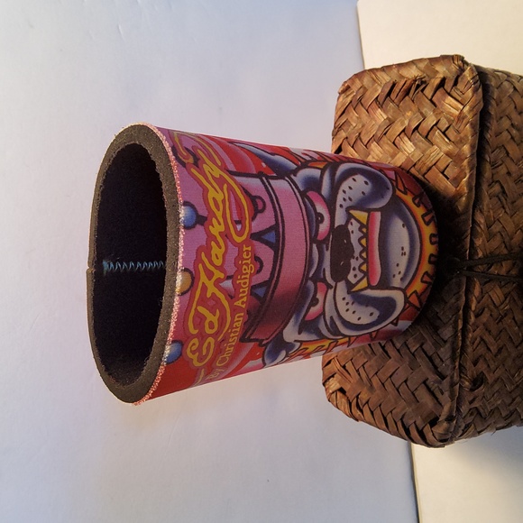 Ed Hardy | Kitchen | Ed Hardy Bulldog Can Koozie Nwot | Poshmark